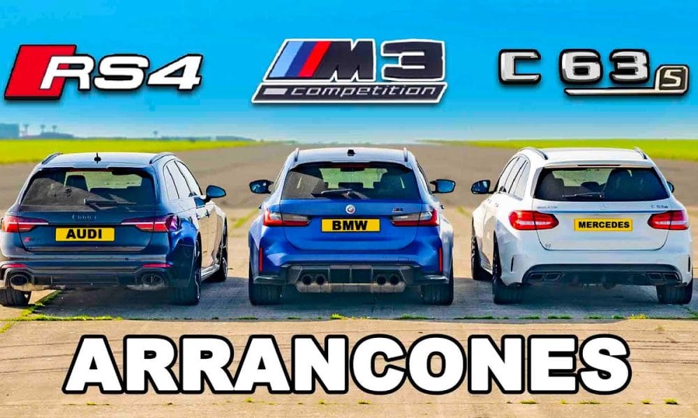 Comparación de desempeño: Nuevo RS4 Comp vs M3 vs AMG C63 en carreras ...