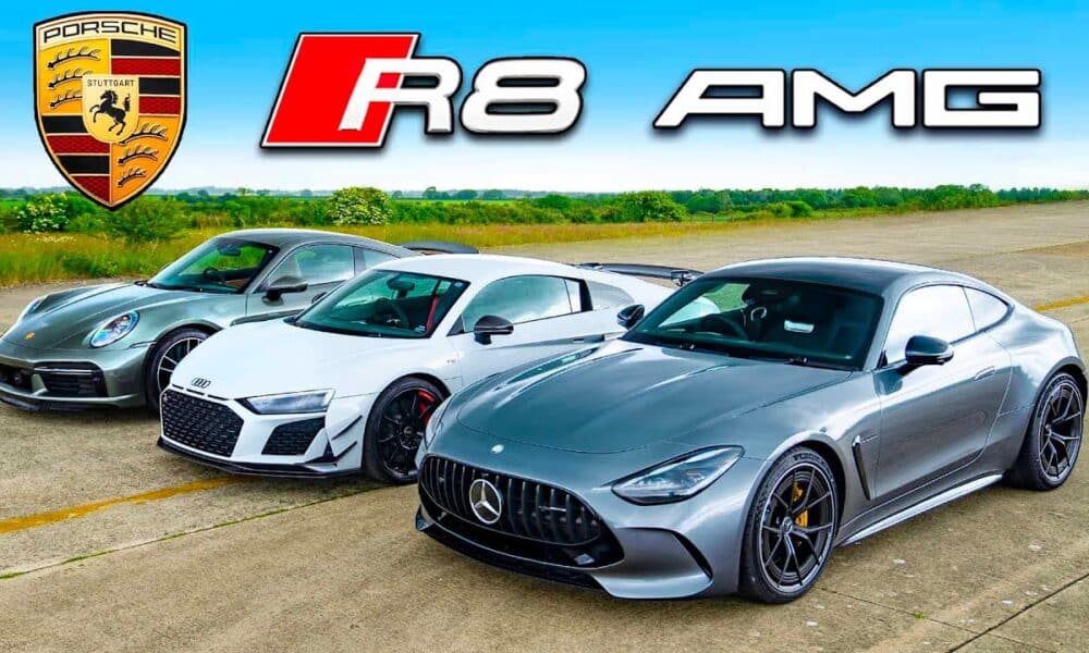 Confrontación de Titans: Mercedes AMG GT 63 vs. R8 GT vs. 911 Turbo ...