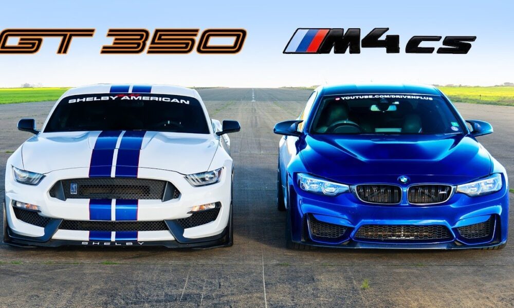 Batalla de Potencia: ¿BMW M4 CS o Shelby GT350? Descubre cuál arrasa en ...